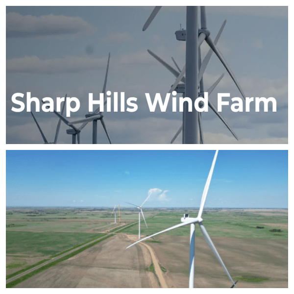 Clean energy blowing in the wind